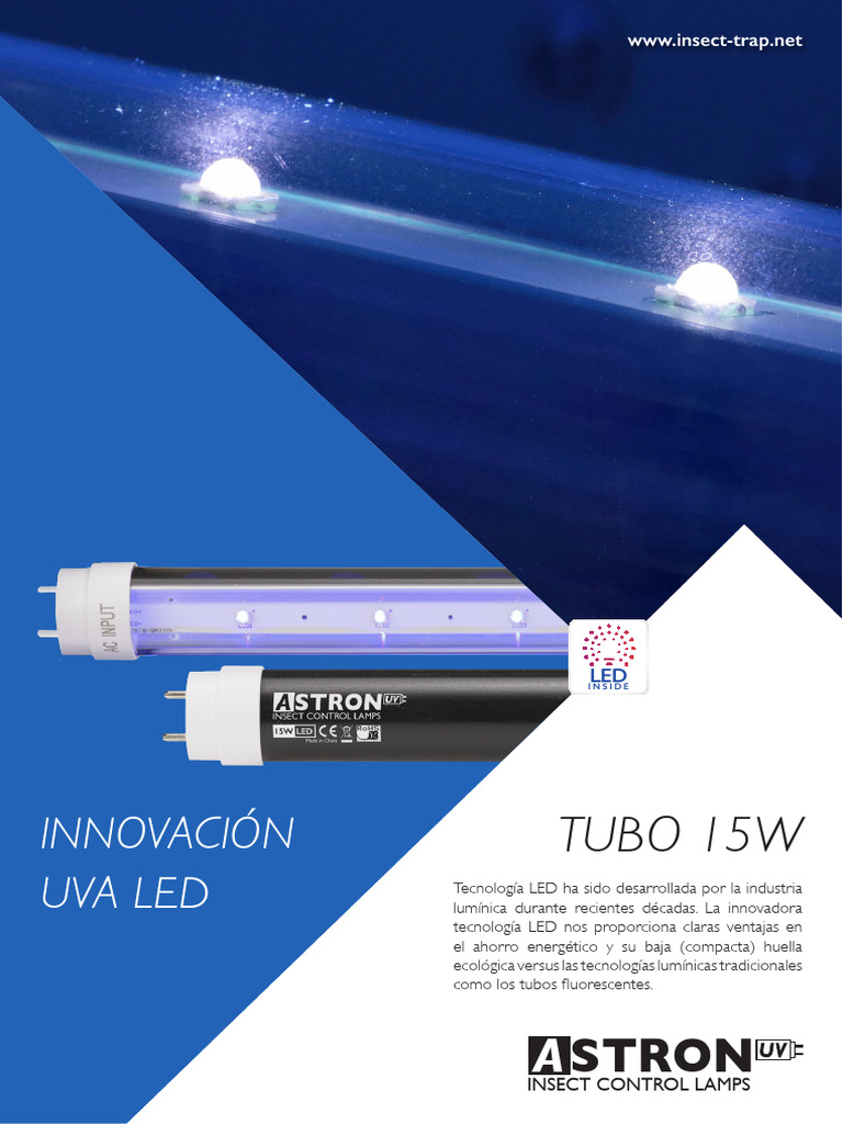 Astron - Leaflet-LED 15W | PDF | Ultravioleta | Diodo emisor de luz