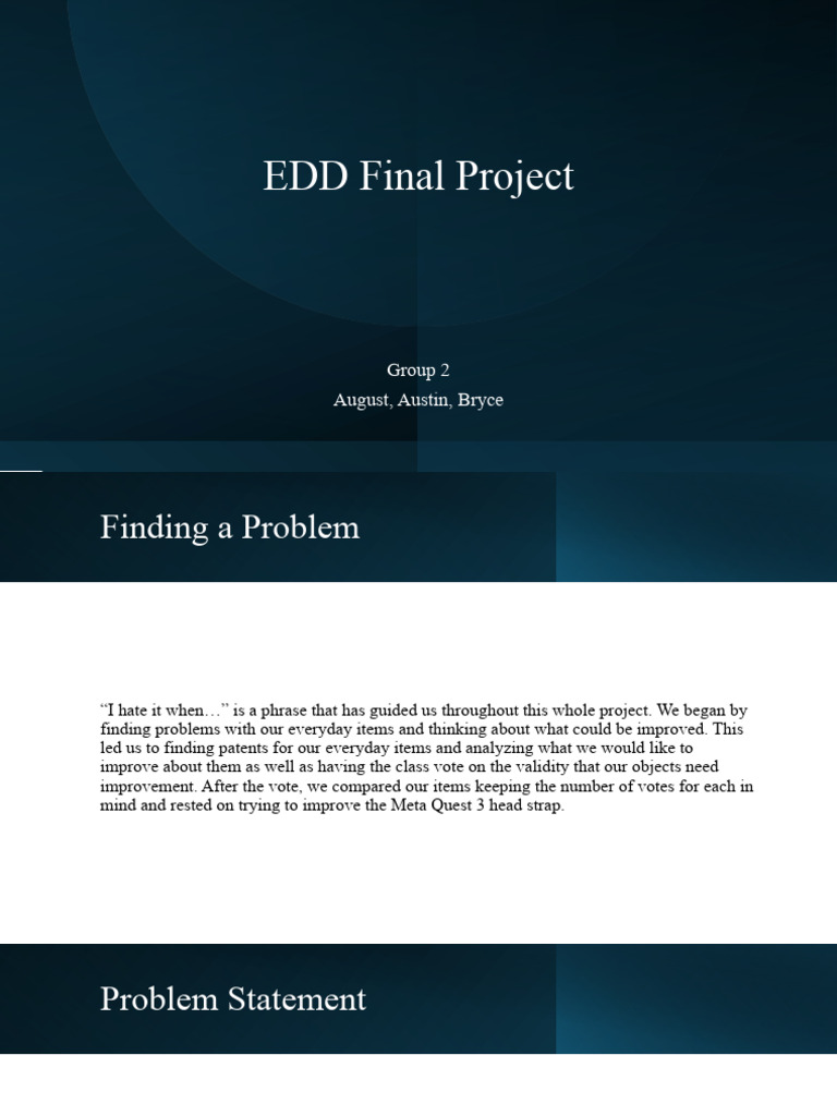 Final Project Final Powerpoint | PDF | Virtual Reality | Human Communication