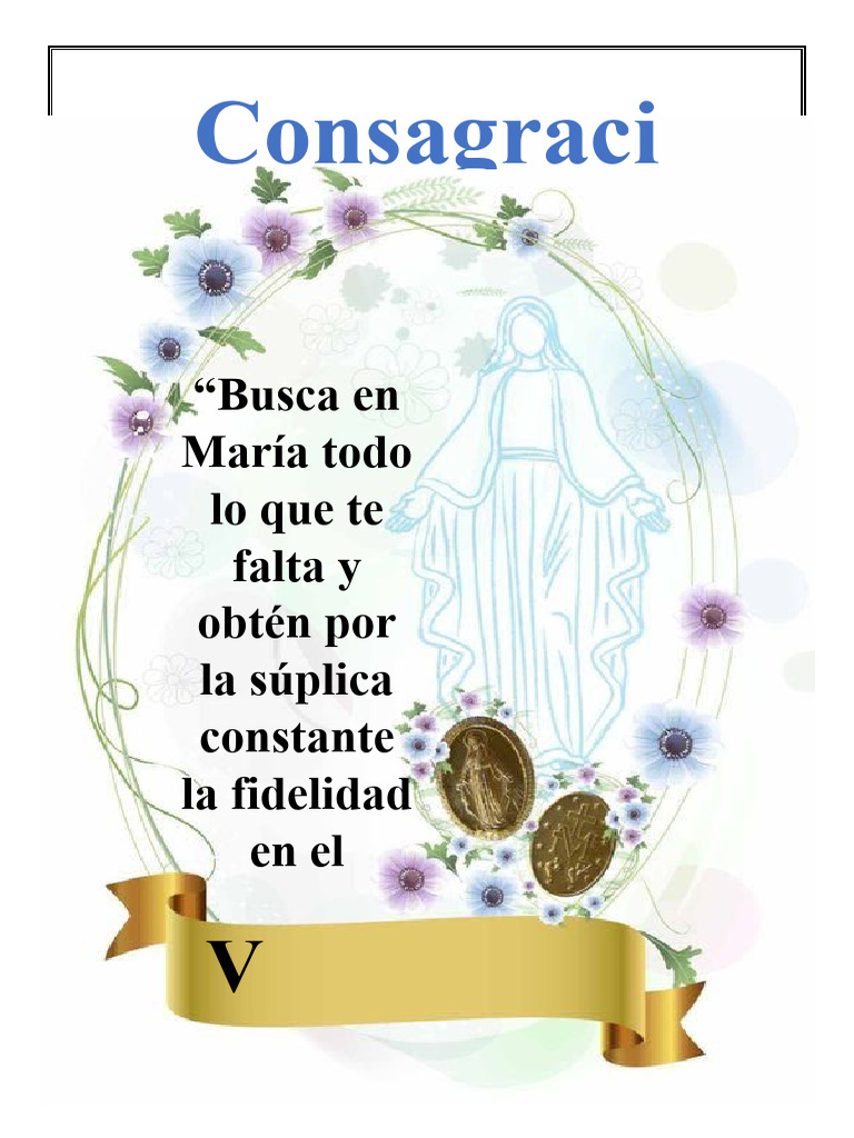 Consagración de Estudiantes a María | PDF | María, madre de Jesús | Amor