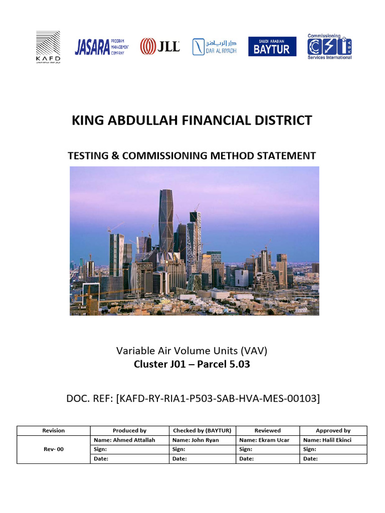 Variable Air Volume Units (VAV) | PDF