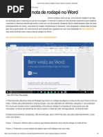 Como Inserir Notas de Rodapé ABNT | PDF | Método científico | Informação