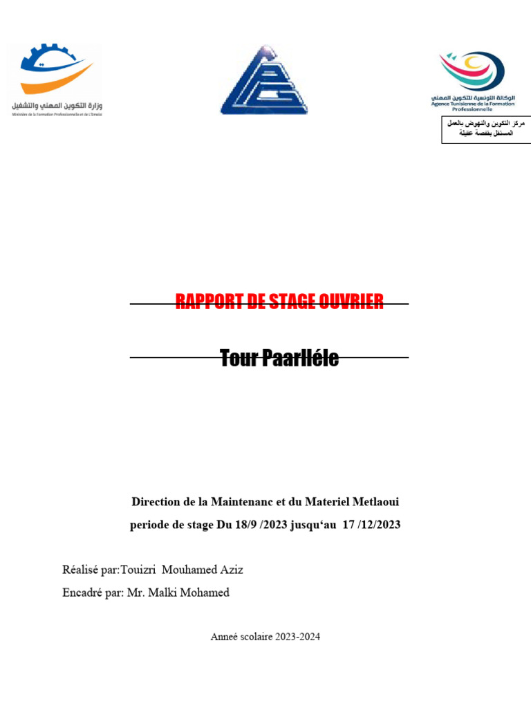 Tour Parralel | PDF | Usinage | Perçage