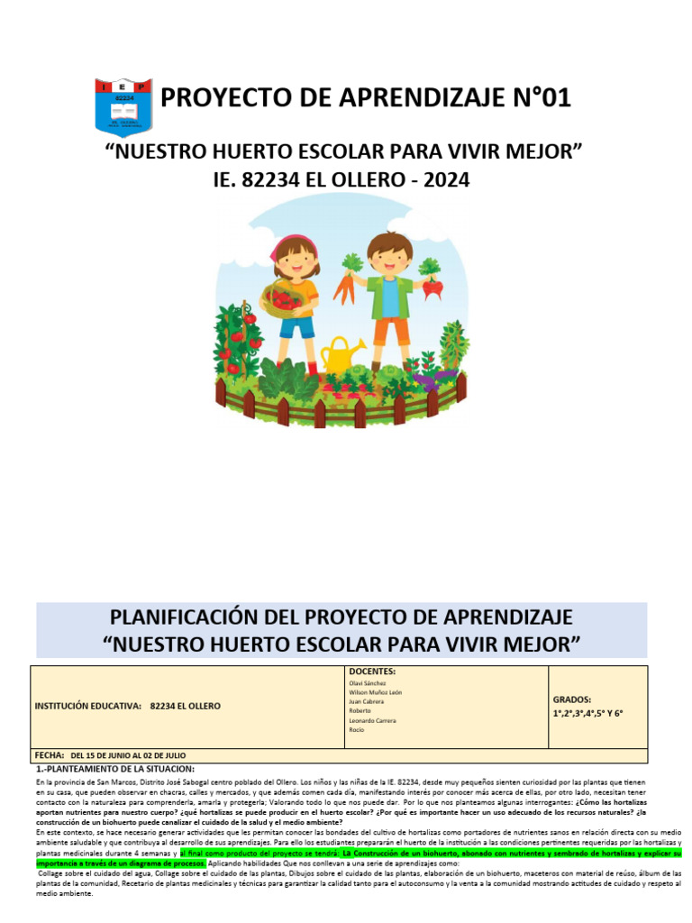 Proyecto de Aprendizaje Wilson 2024 | PDF | Ángulo | Polígono