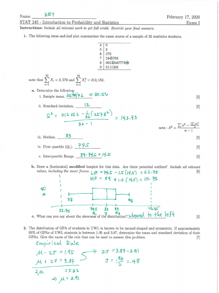 Exam1_245_spr2020_key | PDF