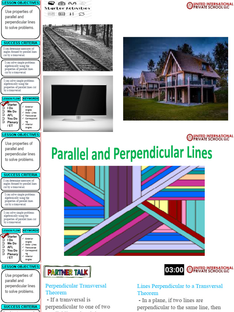 Geometry Lesson Plan | PDF | Perpendicular | Mathematics