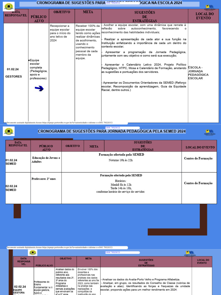 1 - Ofício Externo Circular Nº3 Cronograma de Sugestoes para Jornada Pedagógica 2024 ...