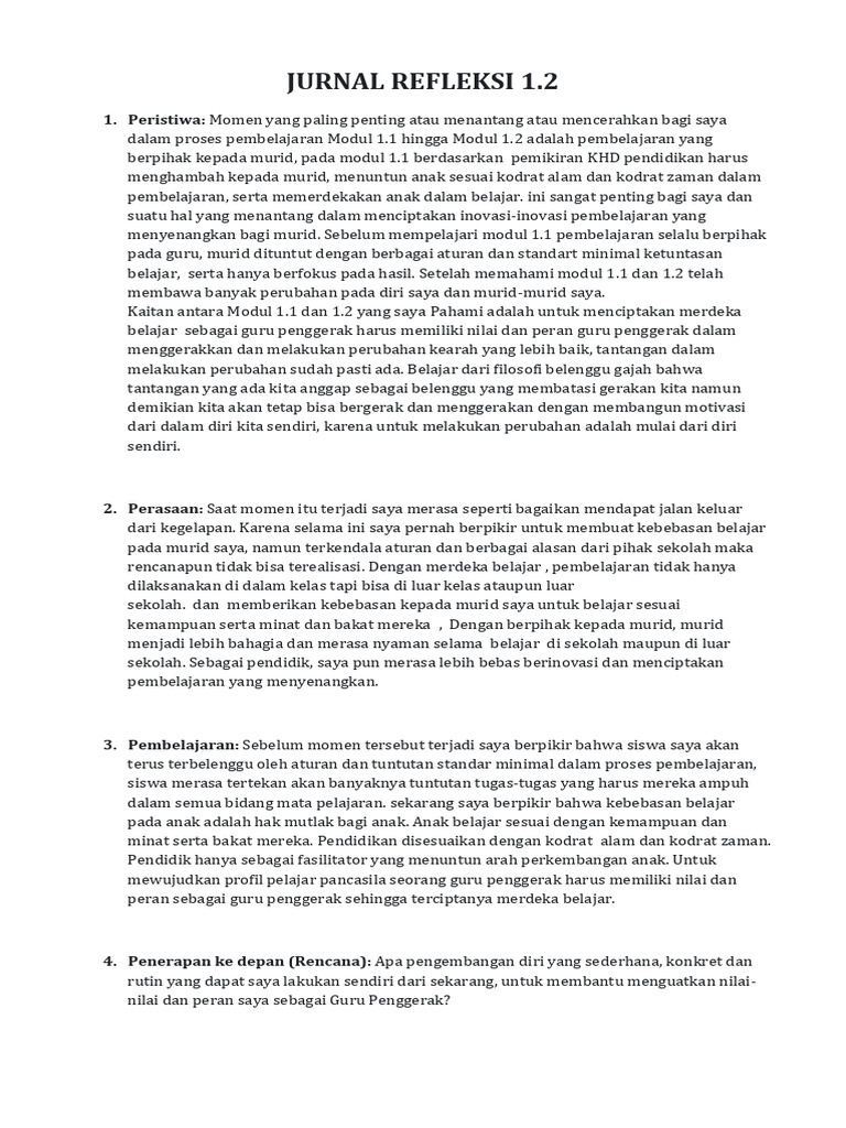 Jurnal Refleksi Modul1.2 Anin-Compressed | PDF