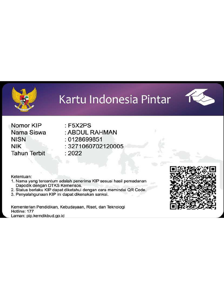 Kartu Digitak Kip | PDF