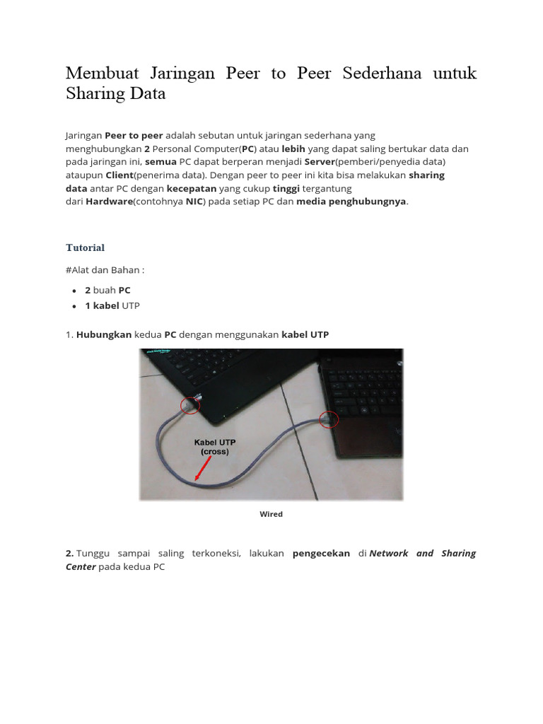 Membangun Jaringan Peer To Peer | PDF