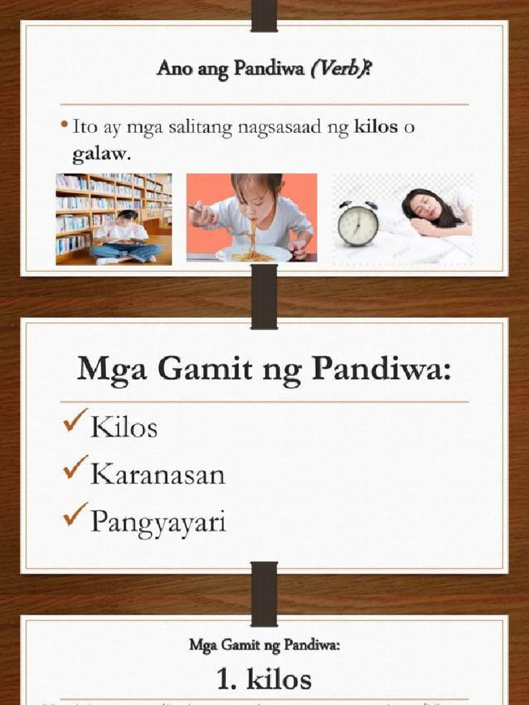 Pandiwa | PDF