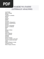 Ushairi Wa Kiswahili | PDF