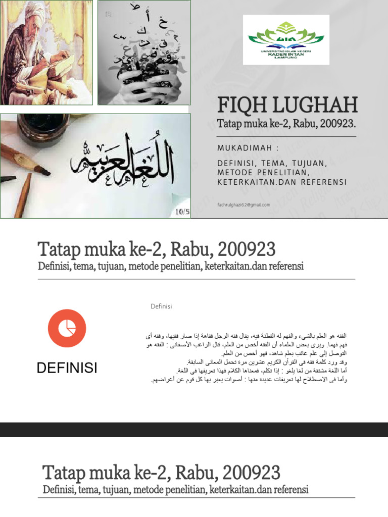 Muhadharah Fiqh Al-Lughah | PDF