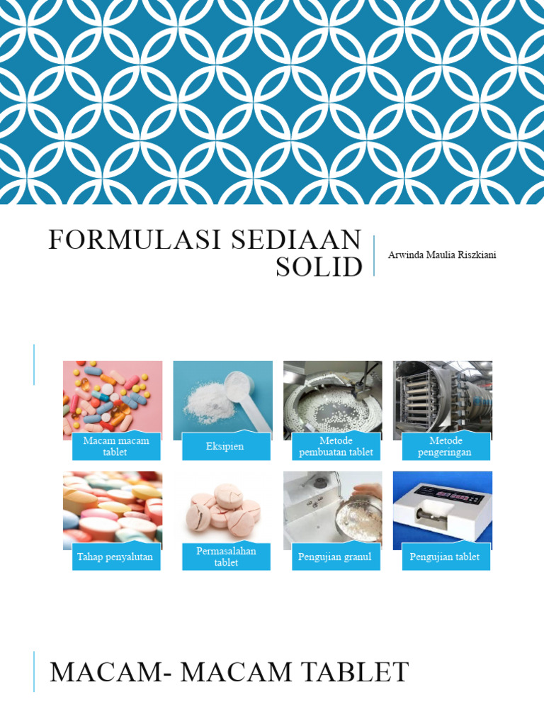 Formulasi Sediaan Solid | PDF