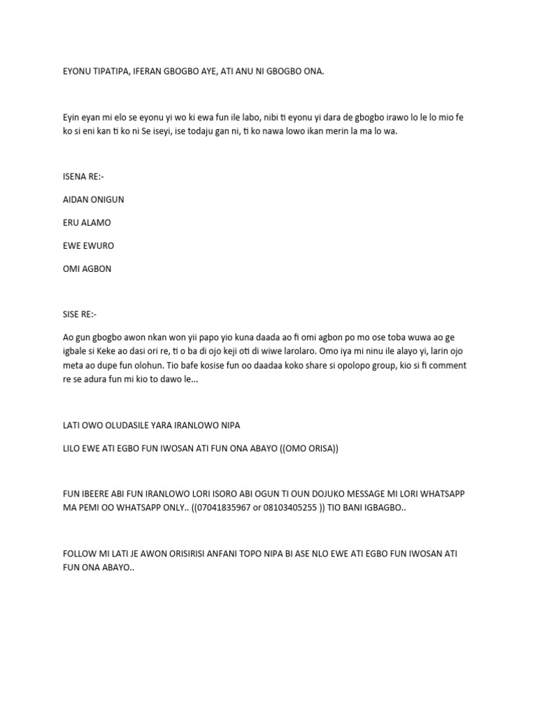 EYONU TIPATIPA, | PDF