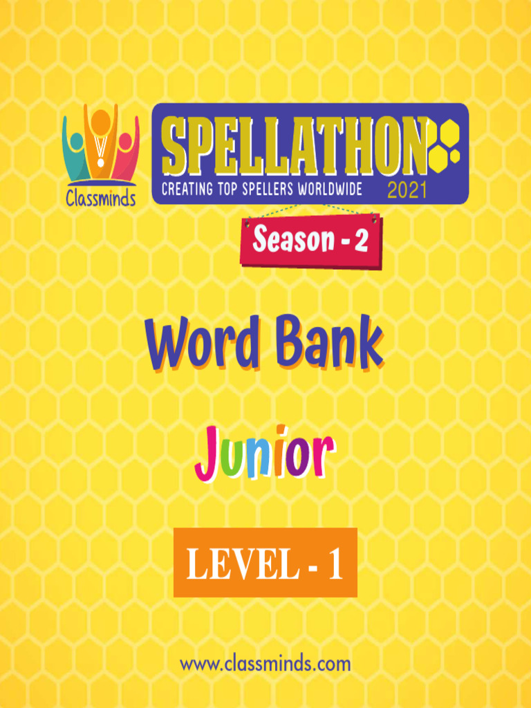 Spellathon Word Bank Junior | PDF | Fruit | Foods