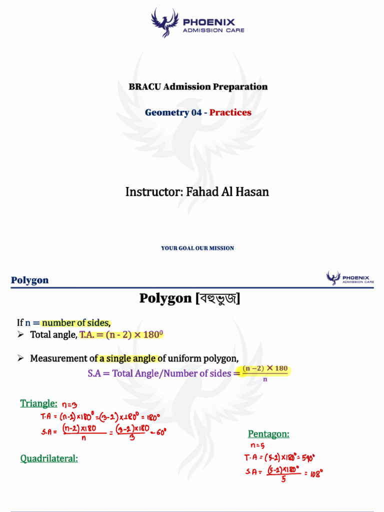 Class Slide 5 Geometry Practice Revision Pdf
