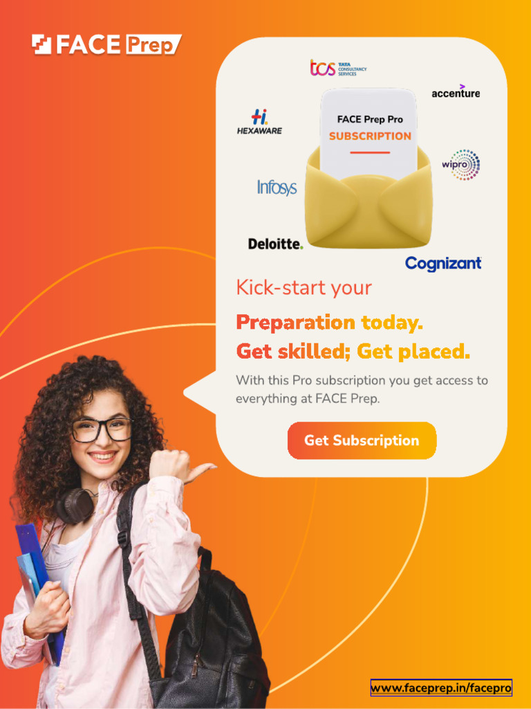 Faceprep Pro Brochure | PDF | Computer Programming | Multiple Choice