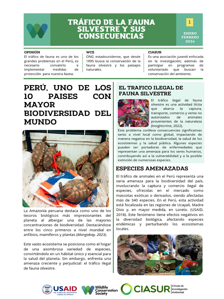 Bolet N 1 | PDF | Fauna | Biodiversidad