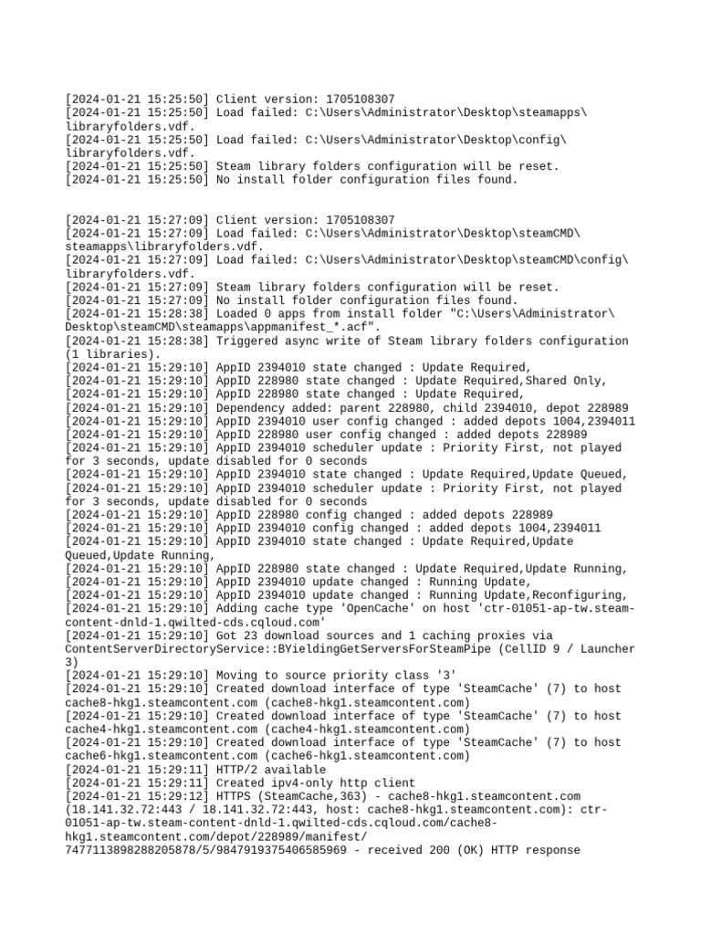 Steam Library Folders Configuration Log | PDF | Directory (Computing ...