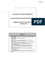 Logistics Management Course Overview | PDF | Logistics | Supply Chain ...