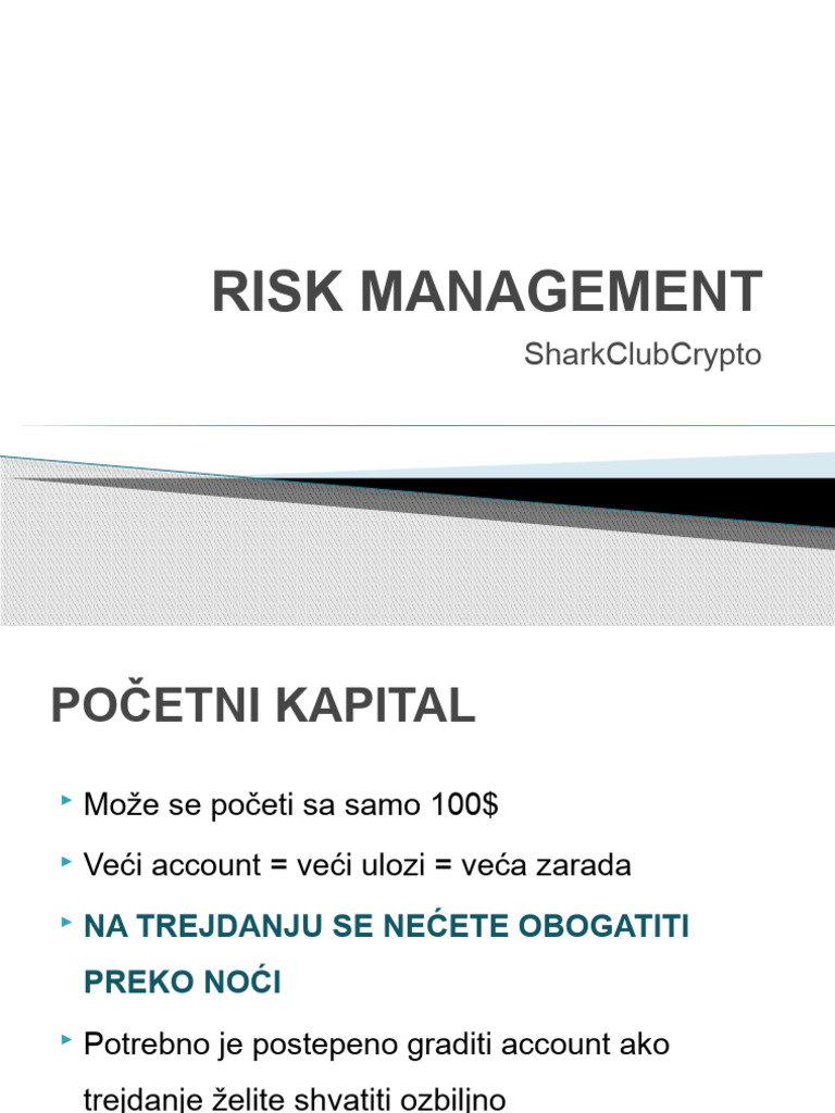 Risk Management - Lekcija #6 | PDF