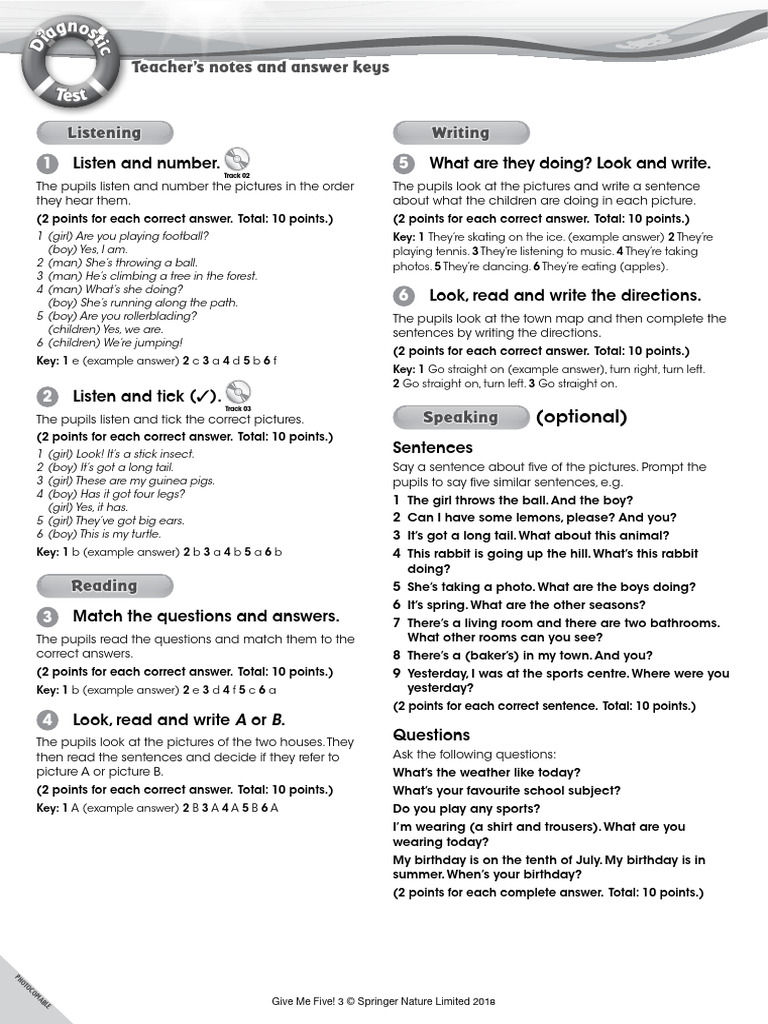 GMF Test Teacher's Guide | PDF