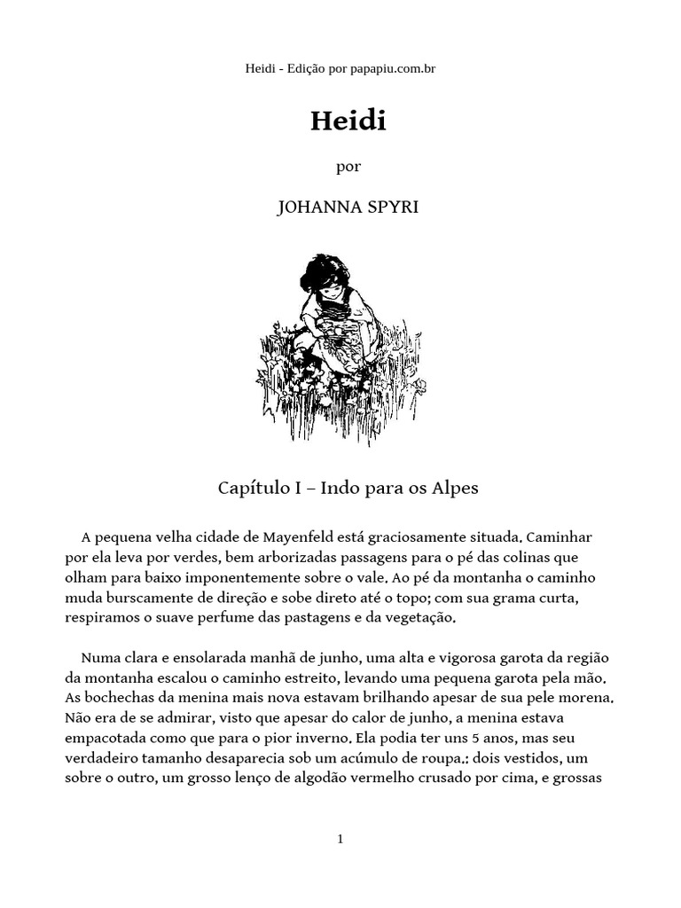 Heidi Cap 01 | PDF | São Pedro | Bode