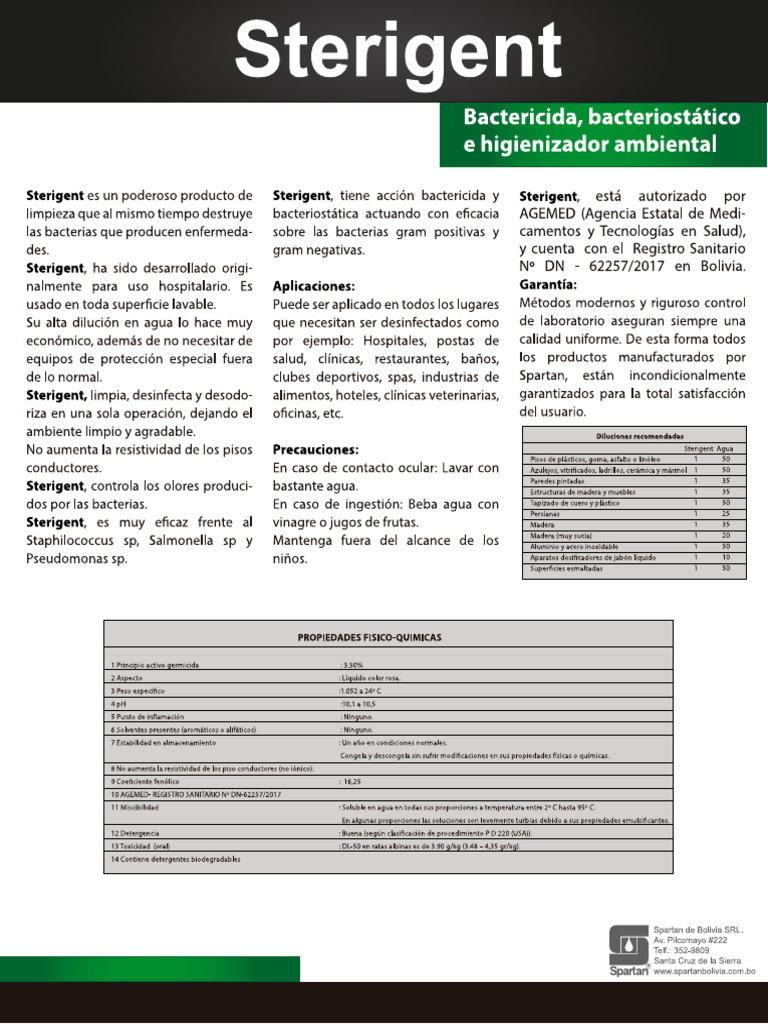 Sterigent Nuevo | PDF