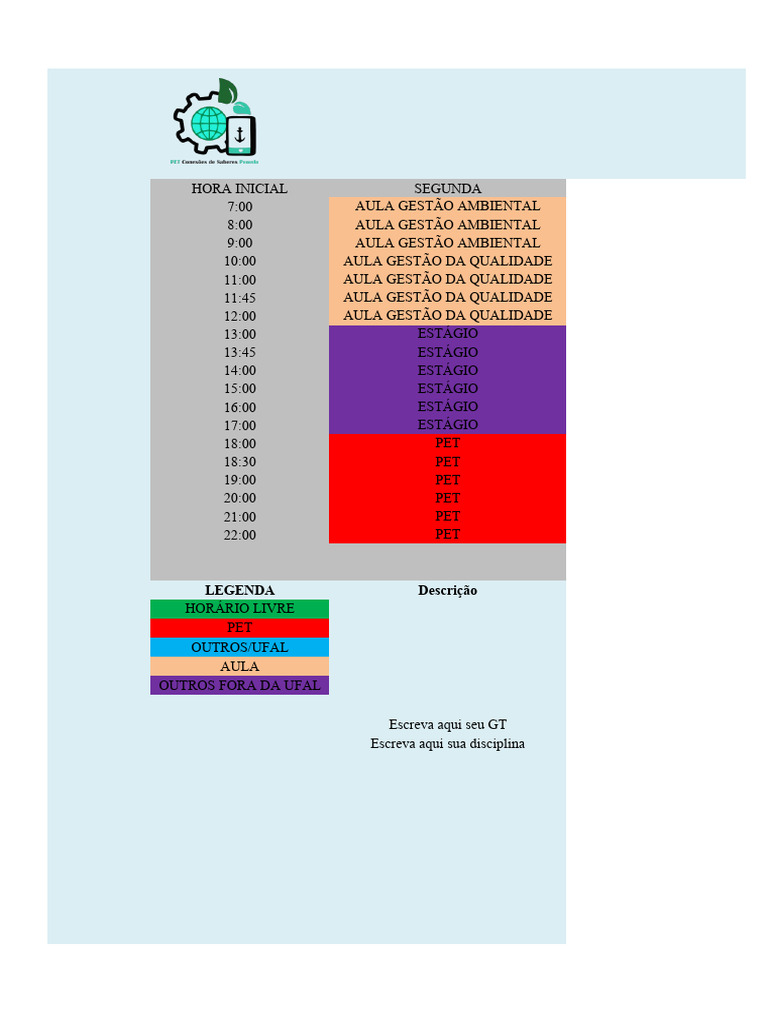 Planejamento_semestral_modelo | PDF