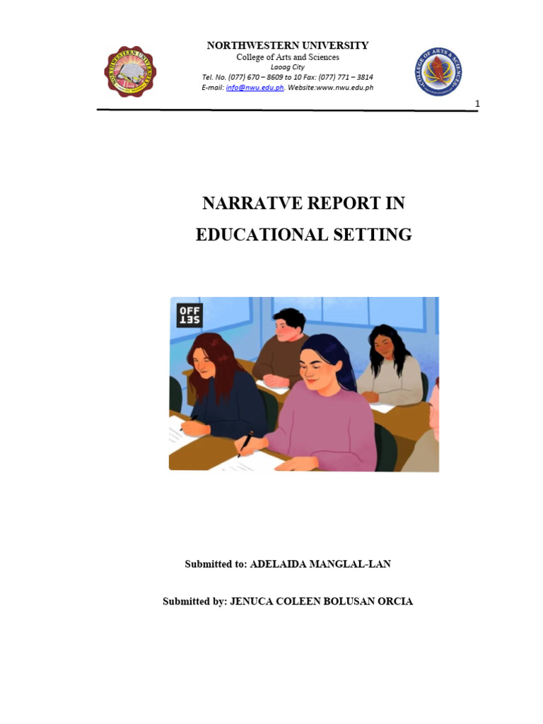 Narrative Report Cutie | PDF | Social Psychology | Behavioural Sciences