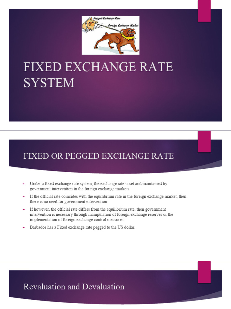 Fixed Exchange Rate System F5 | PDF | Exchange Rate | Devaluation
