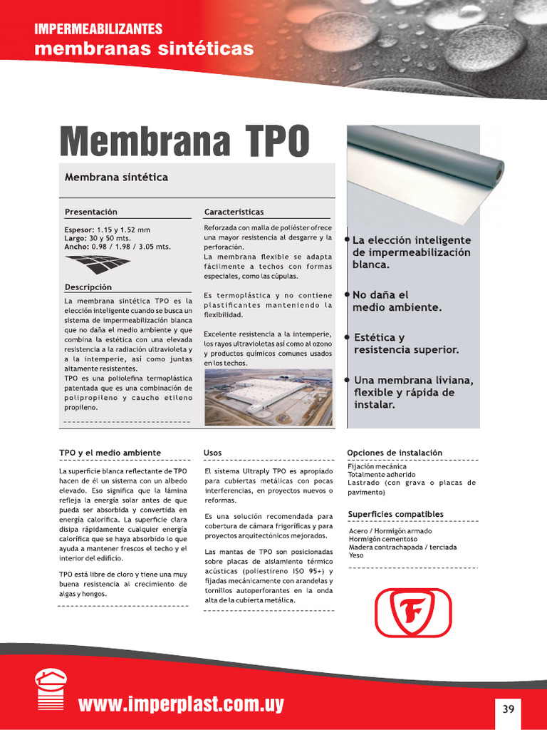 Membrana TPO | PDF