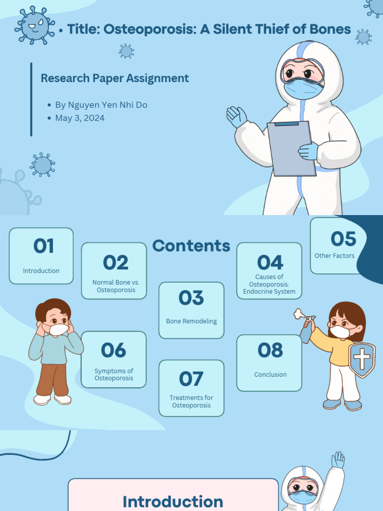 Light Blue Illustrative Medical Project Presentation | PDF ...