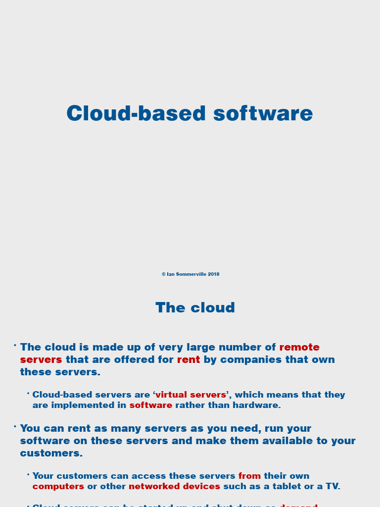 Cloud-Based Software | PDF | Cloud Computing | Software As A Service