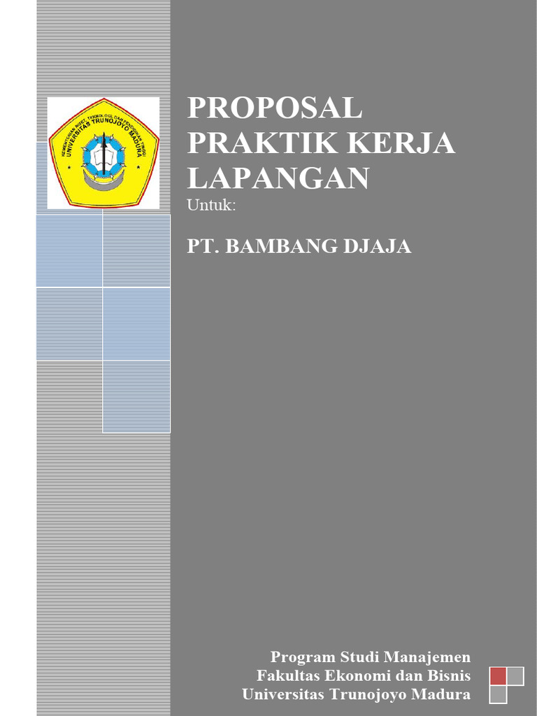 PT Bambang Djaja Proposal | PDF