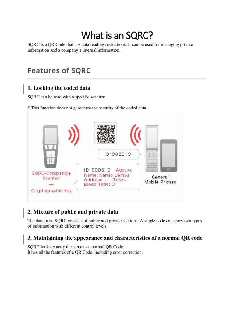Understanding SQRC: Secure QR Codes | PDF | Computers