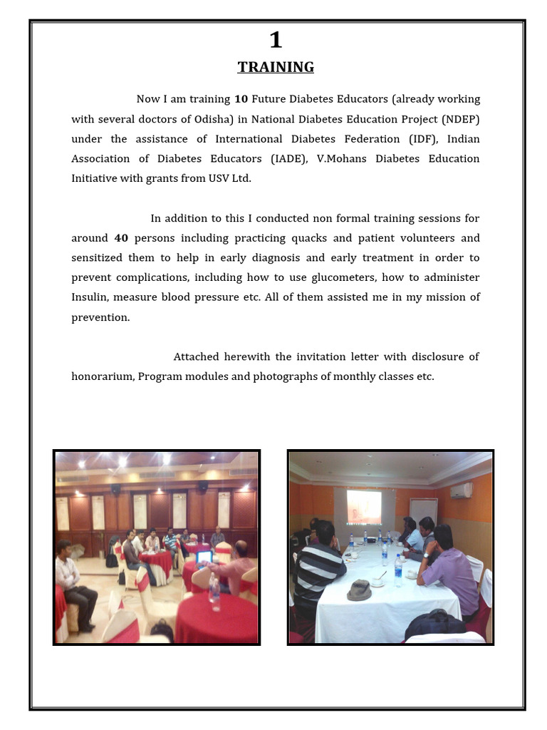 1 Training - 1 | PDF