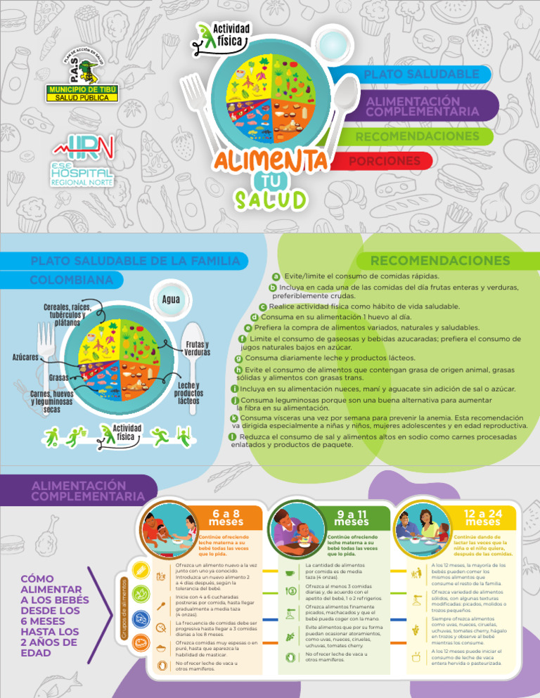 Guía de Alimentación Infantil | PDF | Alimentos | Leche