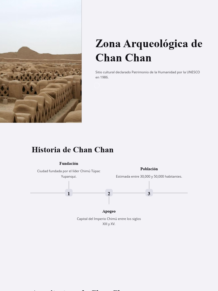 Zona Arqueologica de Chan Chan | PDF