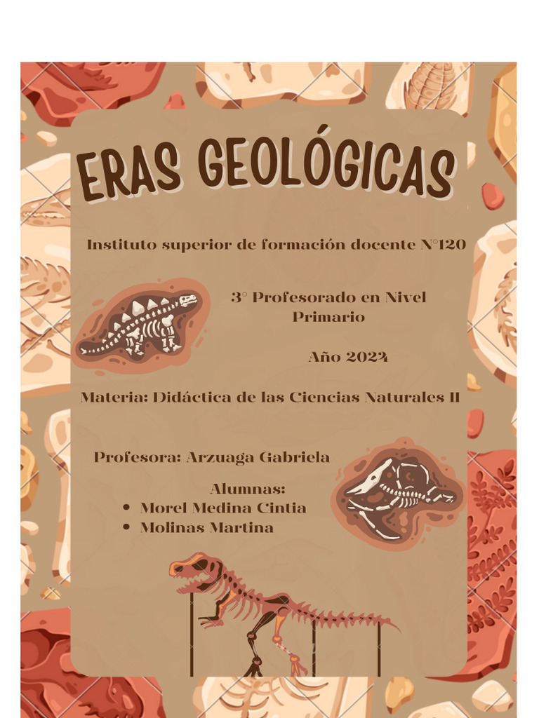 Divisiones del Tiempo Geológico | PDF | Dinosaurios | Naturaleza