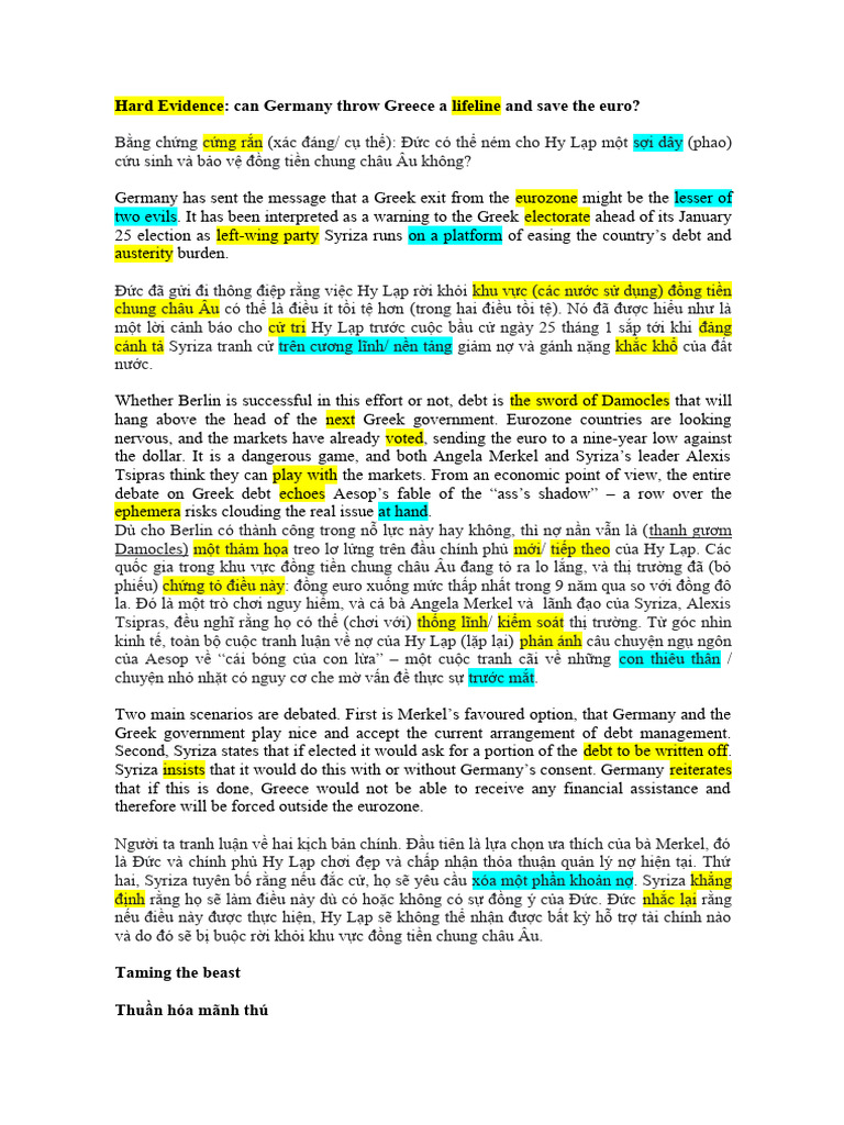 Unit 10 - Hard Evidence - Answer | PDF