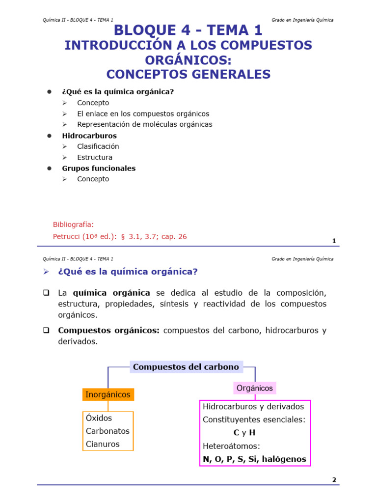Bloque 4 Tema 1 Proyeccion1-1 | PDF | Hidrocarburos | Química Orgánica