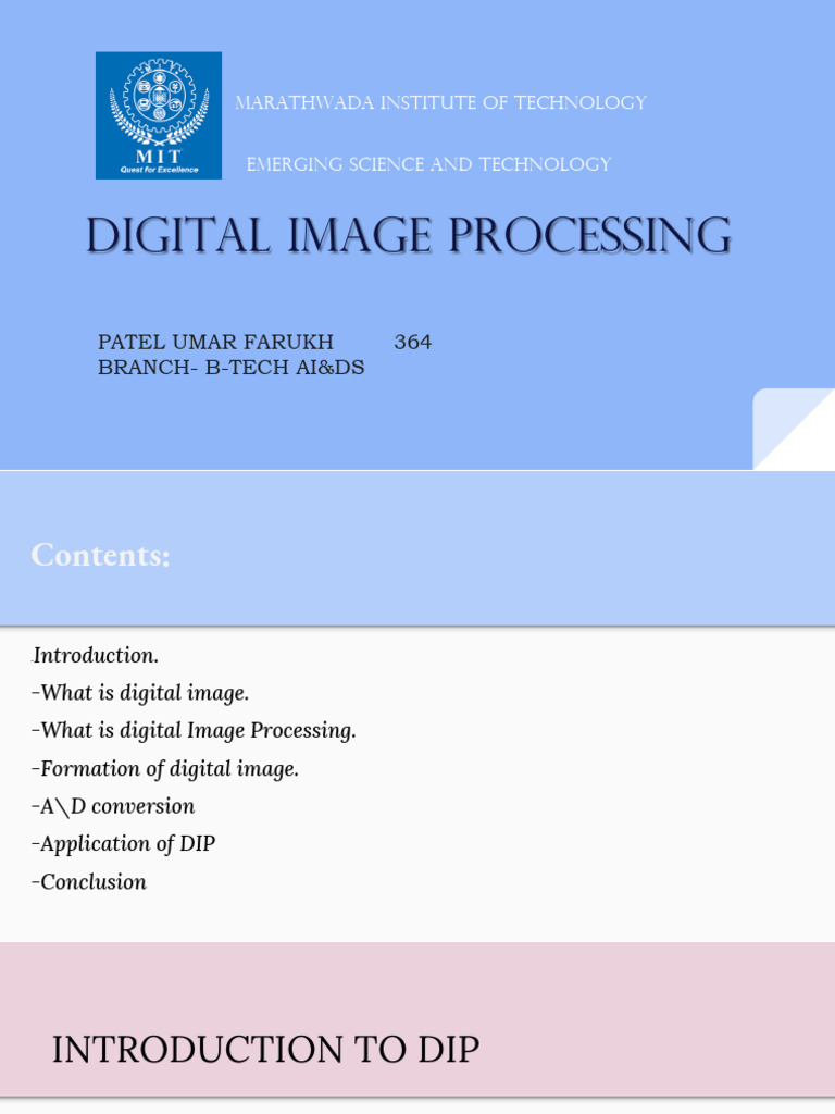 Digital Image Processing | PDF | Digital Image | Bit