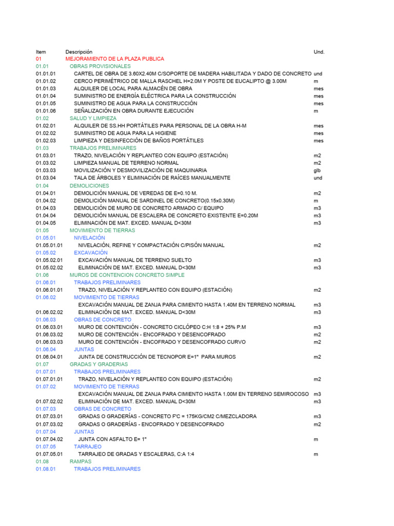 Ppto Plaza Carhuapata | PDF