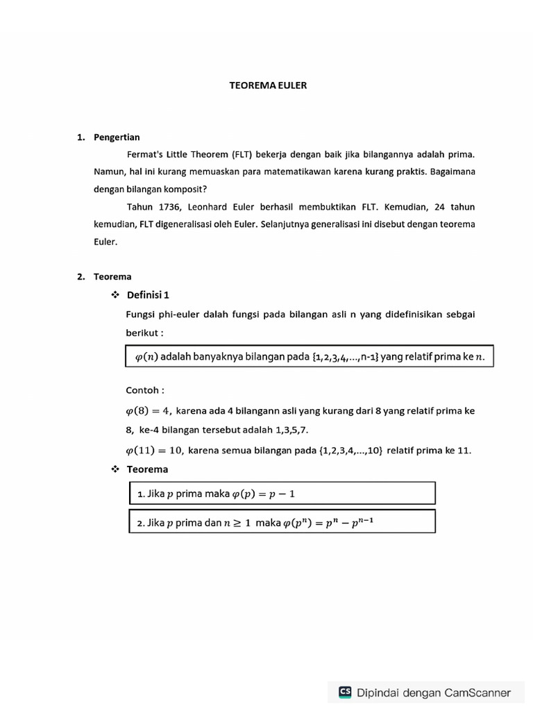 D8 Teory Bilangan | PDF