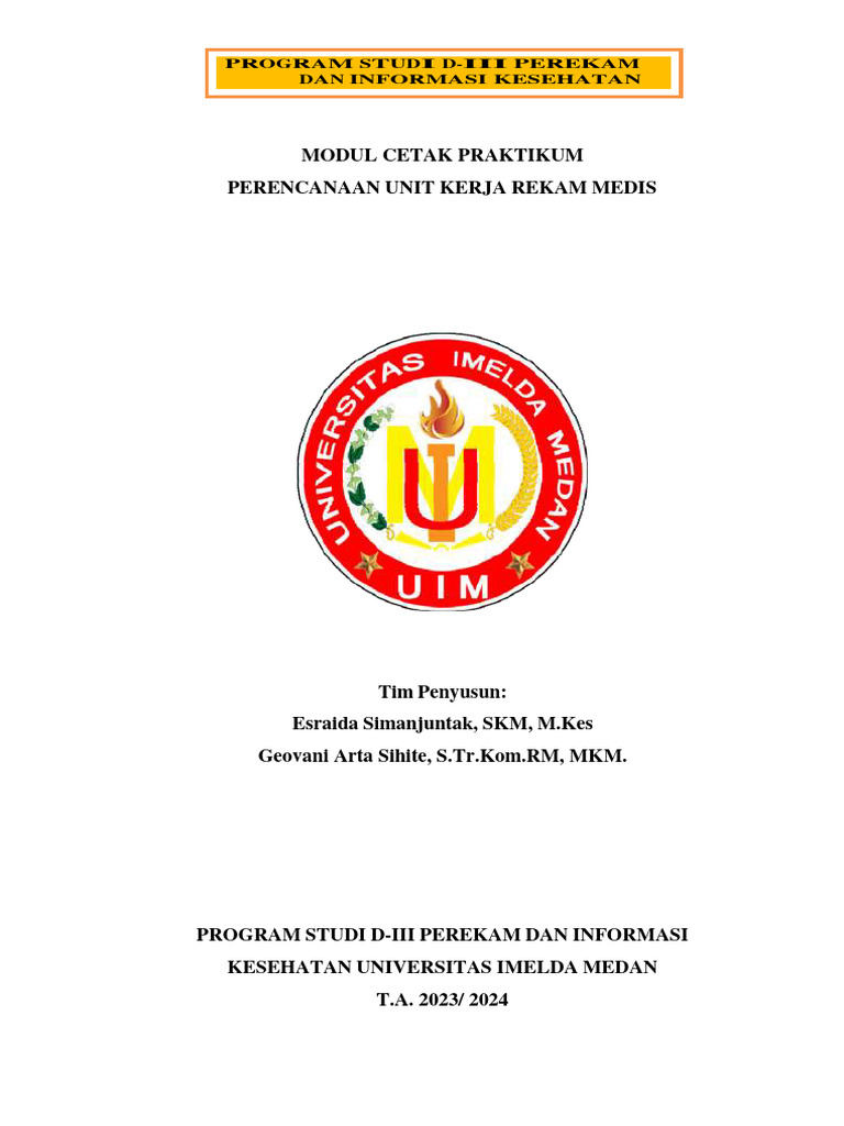 Modul Praktikum Perencanaan Rekam Medis | PDF | Sains & Matematika ...