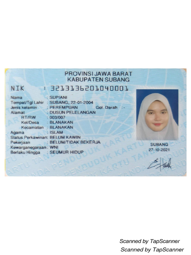 Persyaratan Kerja Supiani | PDF