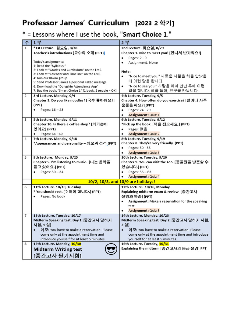 Sample Curriculum | PDF