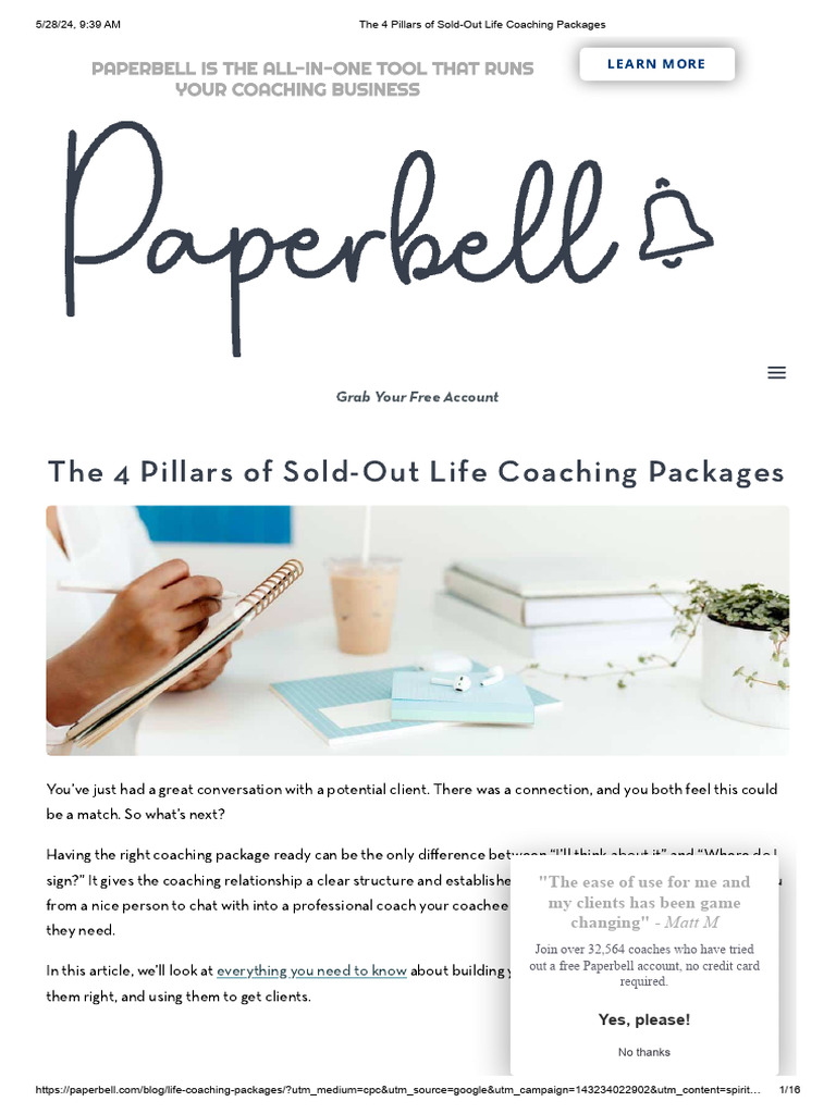 Life Coaching Packages Guide | PDF | Target Audience | Linked In