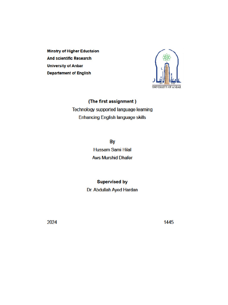 Outlines | PDF | Learning | English As A Second Or Foreign Language